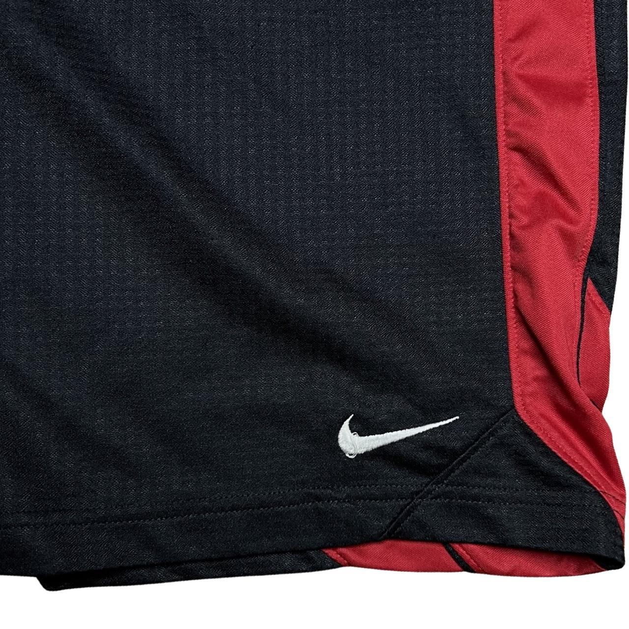 Nike Shorts Nike red and black shorts. In great... - Depop