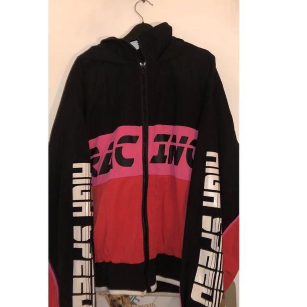 Missguided racer bomber jacket Size 4 but would... - Depop