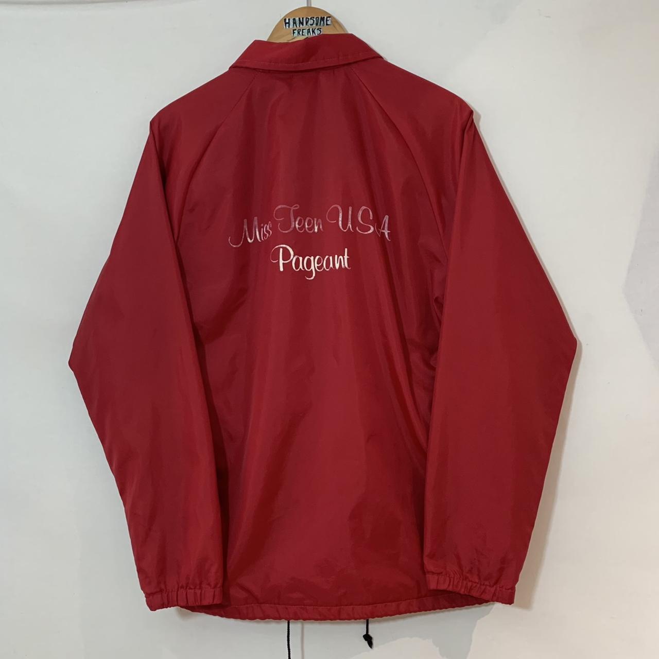 80’s Vontage Miss Teen USA Pageant Coach Jacket -... - Depop