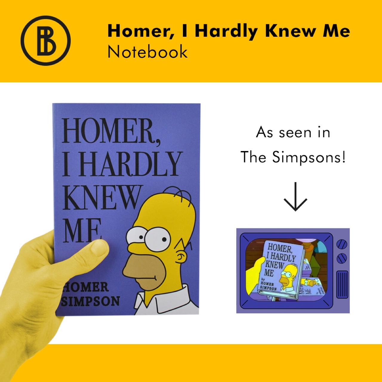 "Homer I Hardly Knew Me " Notebook based on Homer's... - Depop