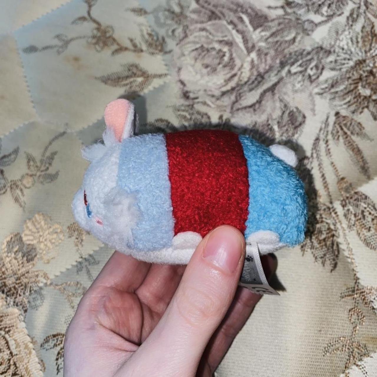 White rabbit Tsum Tsum mini plush No stains or... - Depop