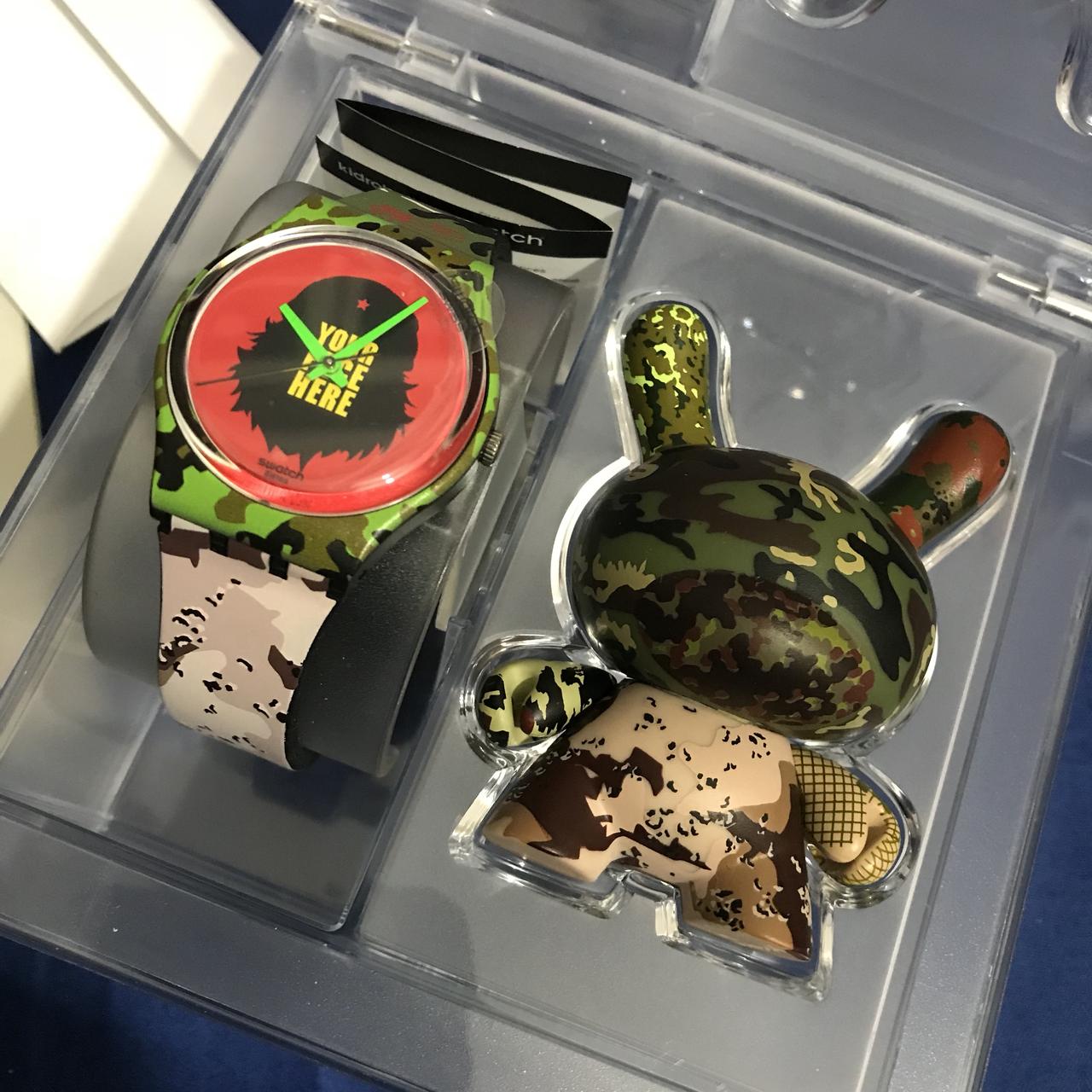 Swatch watch kidrobot Tic Tic Boom. Born in Russia... - Depop