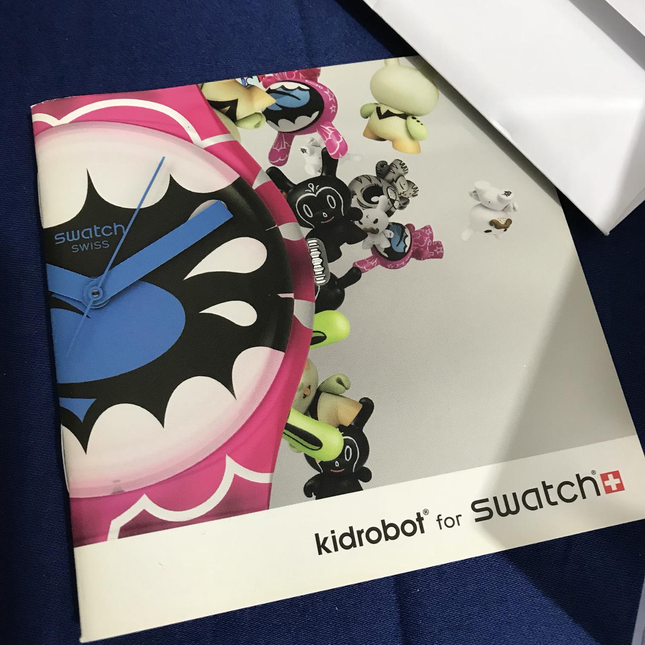 Swatch watch kidrobot Tic Tic Boom. Born in Russia... - Depop