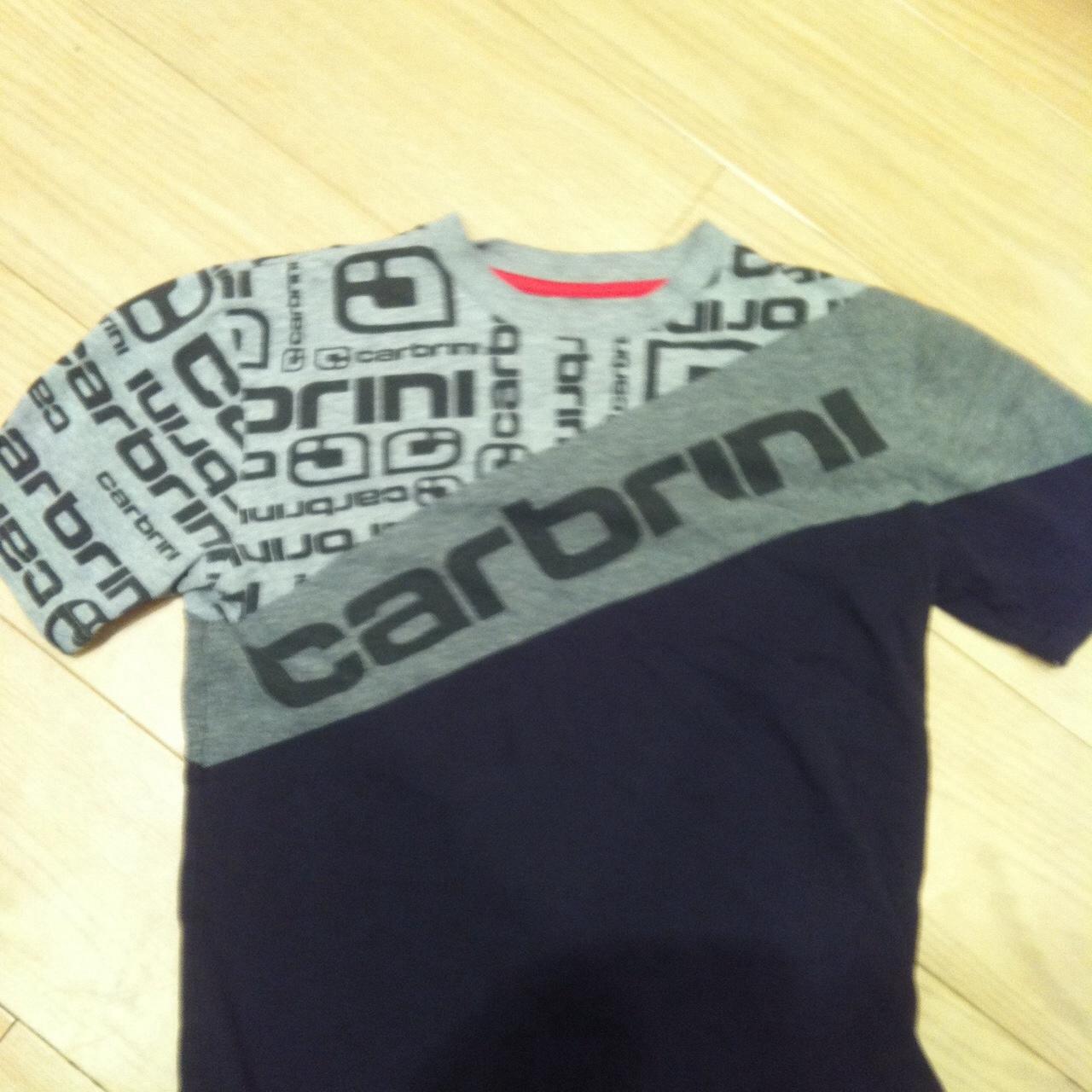 Carbrini boys t shirt age 10 to 11 good condition. - Depop