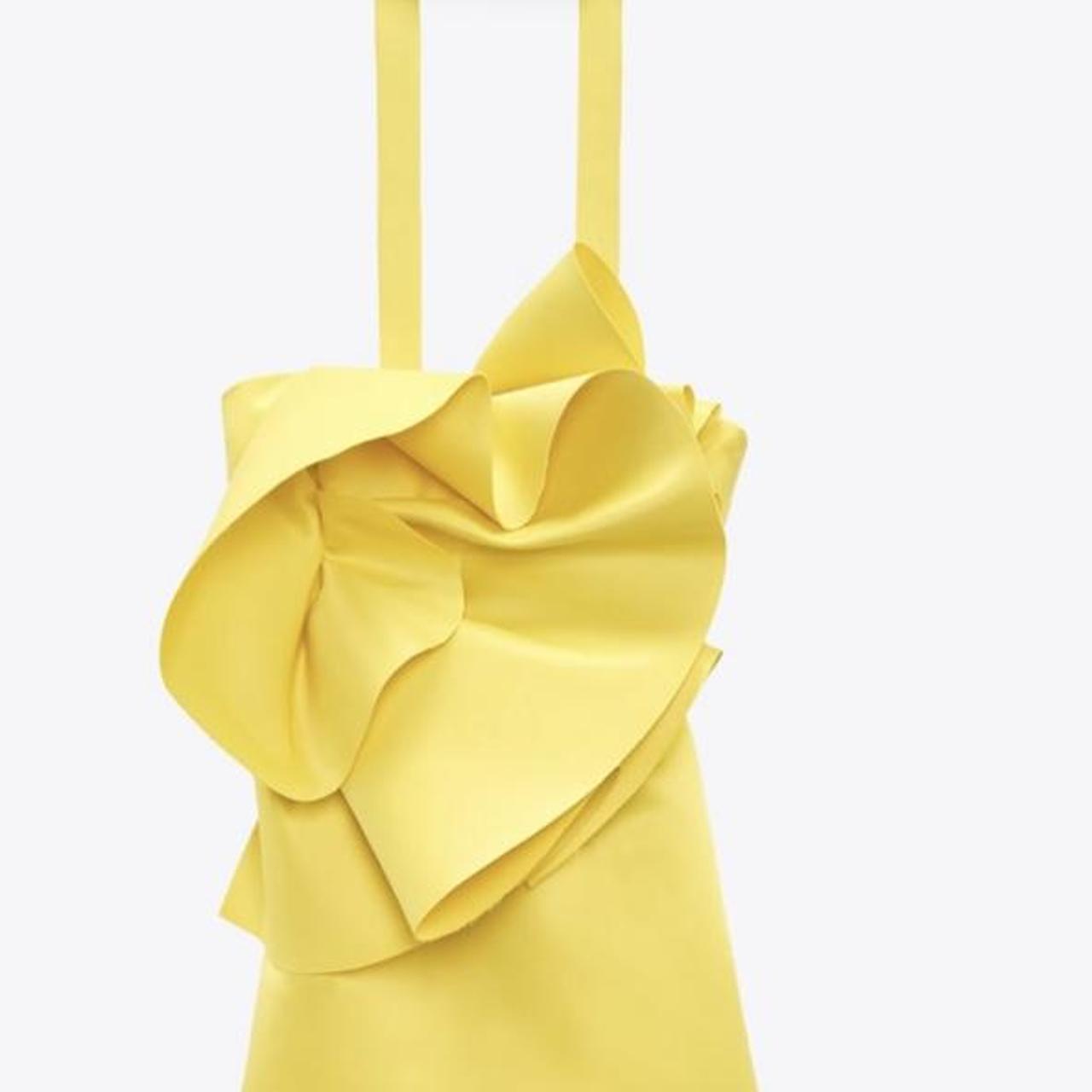 LIMITED EDITION Zara ruffle dress! Still on zara... - Depop