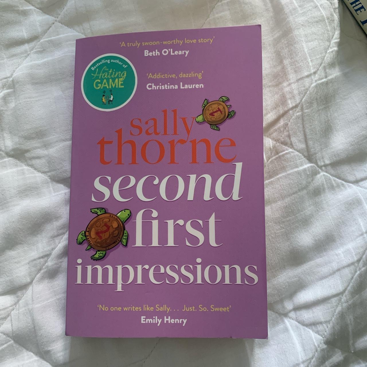 Second first impressions - Sally Thorne Read once... - Depop