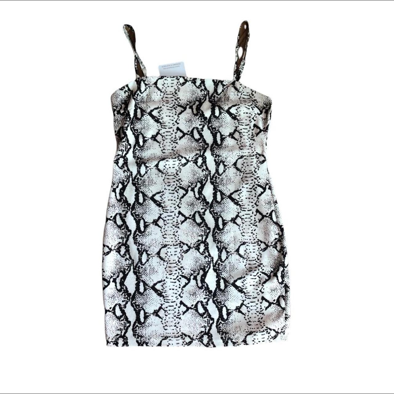 Snake Print mini dress Brand new with tags... | Depop