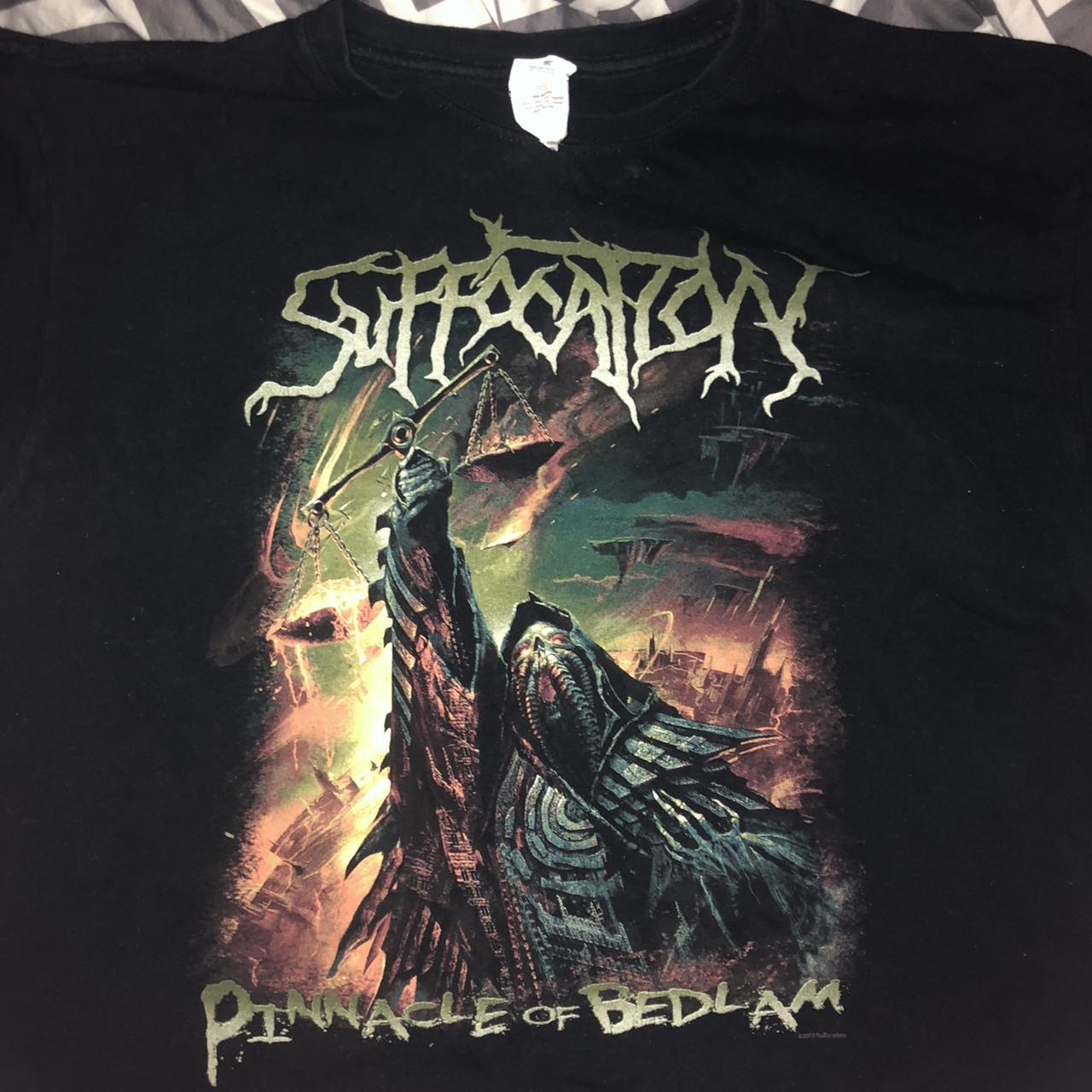 Suffocation - Pinnacle of Bedlam band tee... - Depop