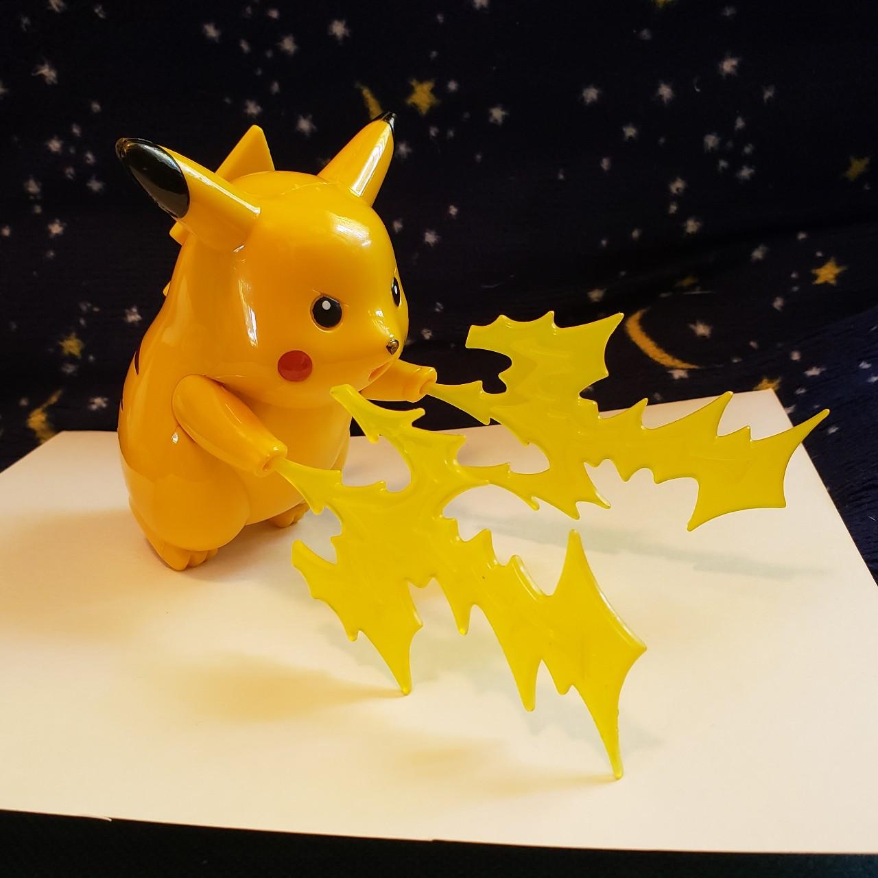 Y2K vintage Hasbro Pikachu Combat Attack figure This... - Depop