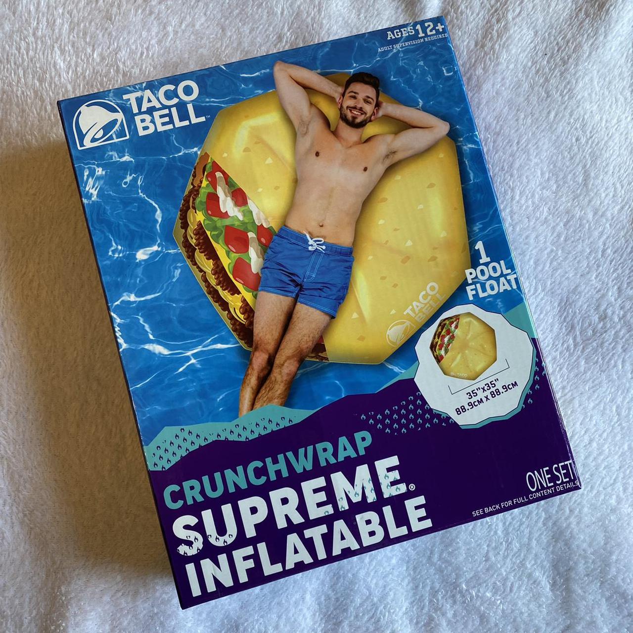 Taco Bella Crunchwrap Supreme Pool Float! 🔥 Never... - Depop