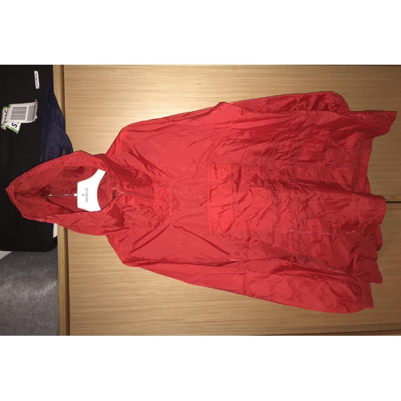 Vintage red nylon Campri cagoule jacket Campri... - Depop