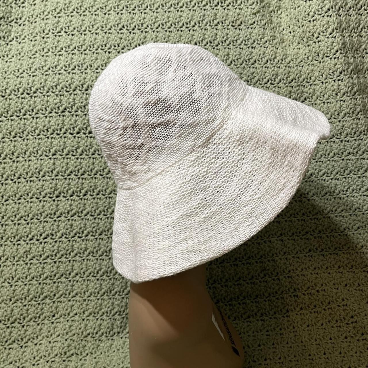 Shihreen white wide brim sun hat - great for... - Depop