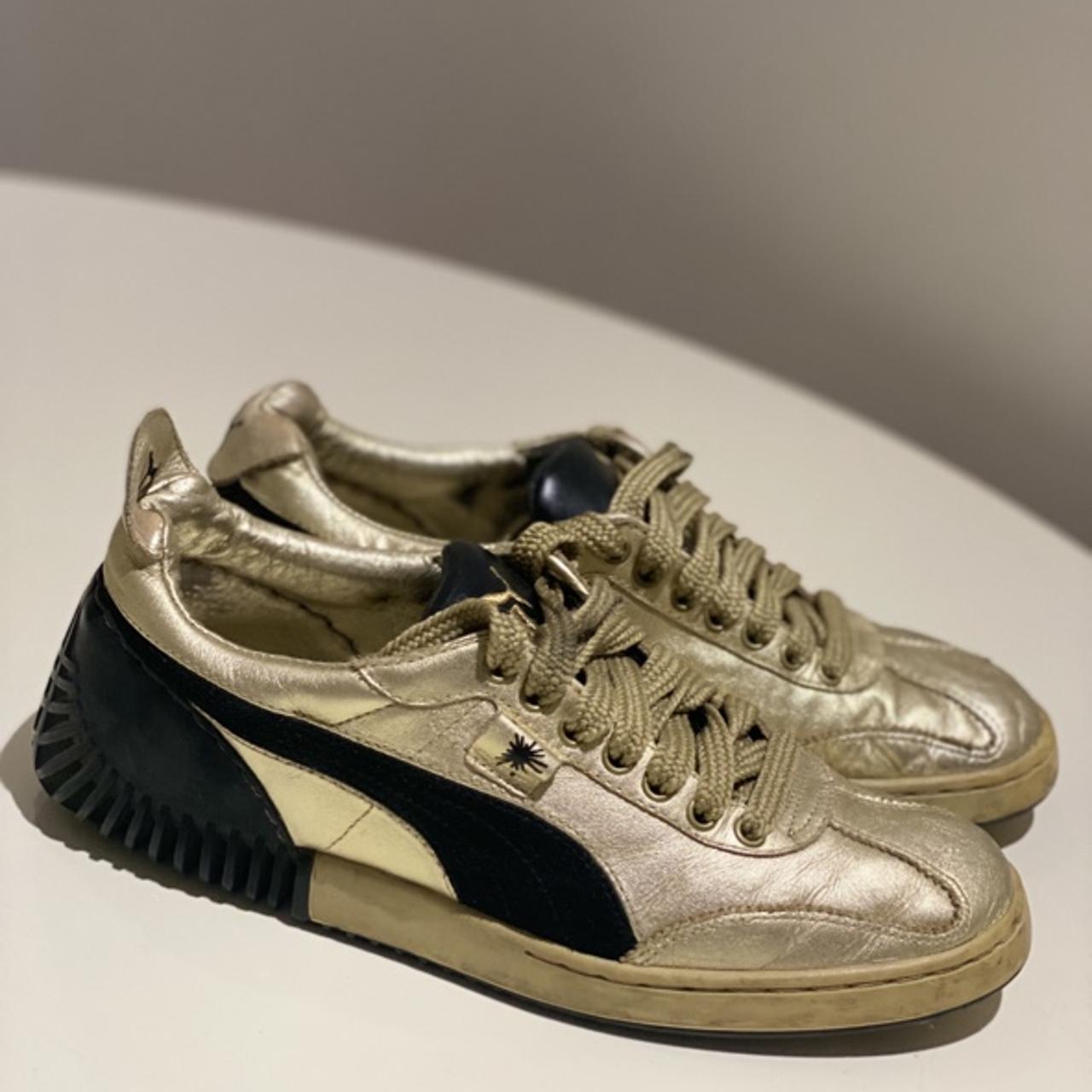 Very rare early 2000 dead stock gold puma Mihara... - Depop