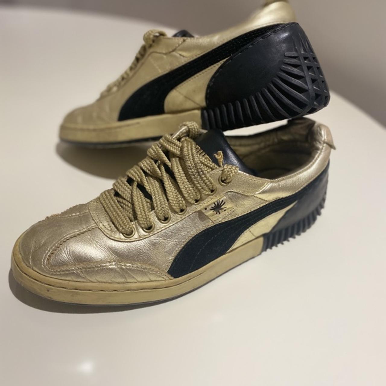 Very rare early 2000 dead stock gold puma Mihara... - Depop