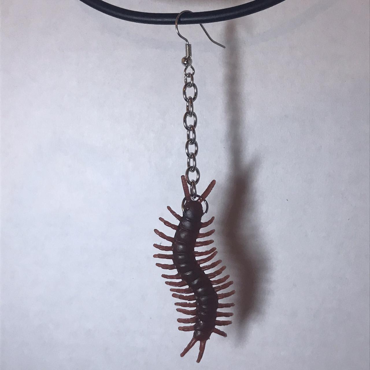 Centipede earrings! Handmade centipede... - Depop