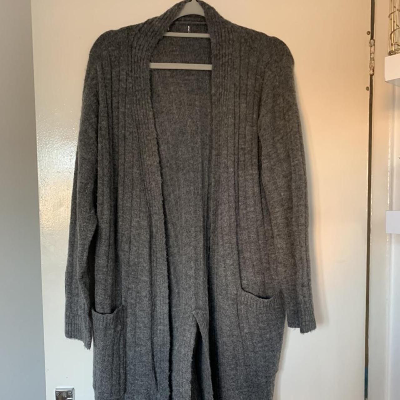 Primark cardigan in grey size small. Very cosy and... - Depop