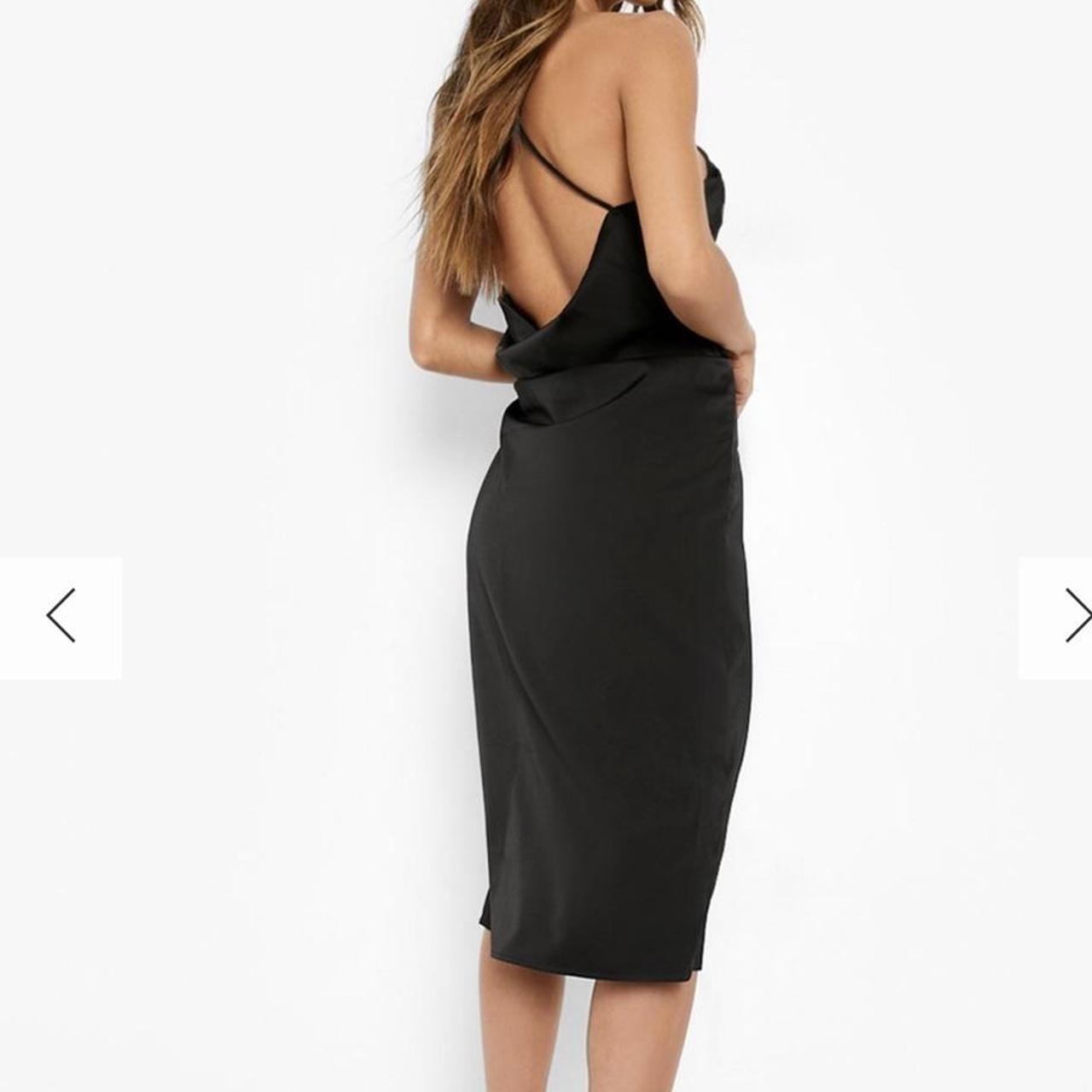 Boohoo Women's Black Dress | Depop