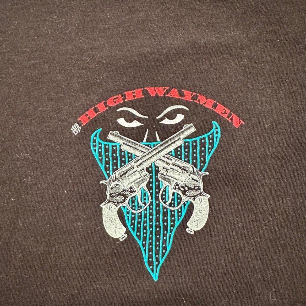 Vintage Highwaymen 1992 T-shirt Screen Stars Black... - Depop