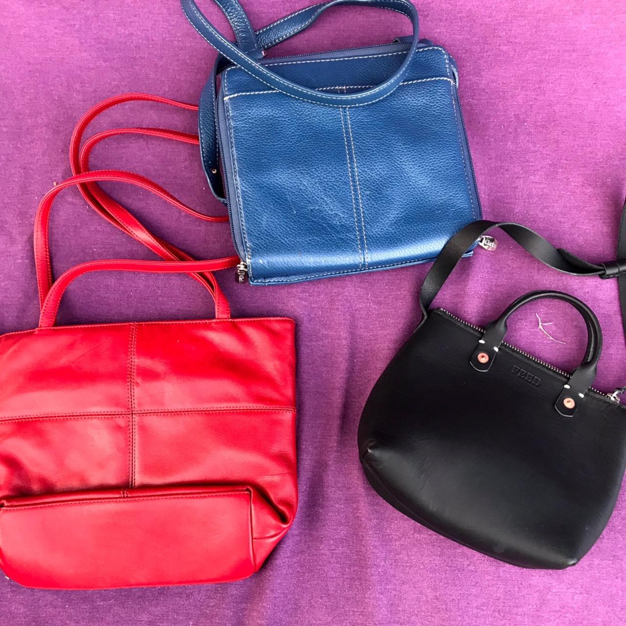 Set of three small solid colored purses. I was... - Depop
