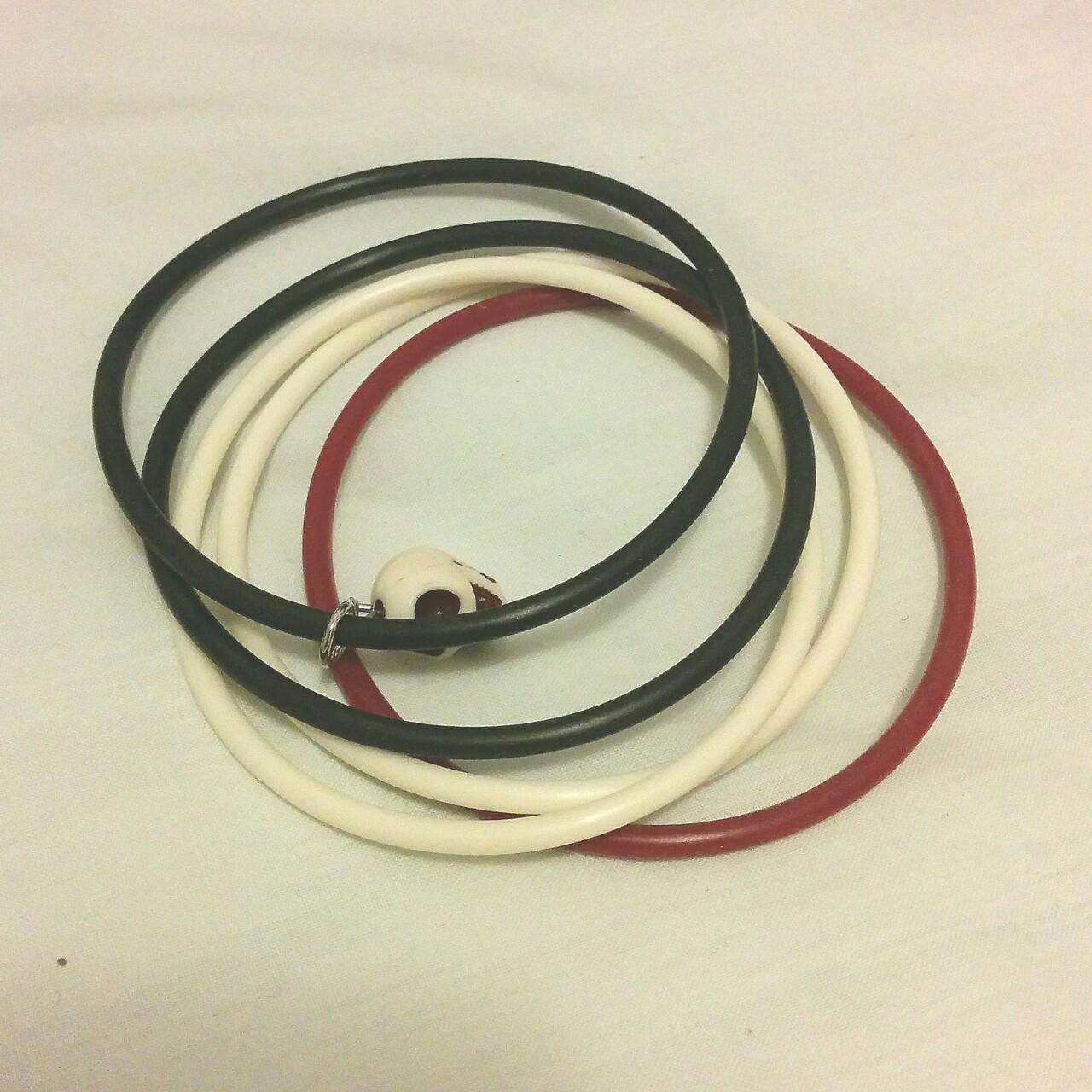 Elastic emo bracelets... - Depop