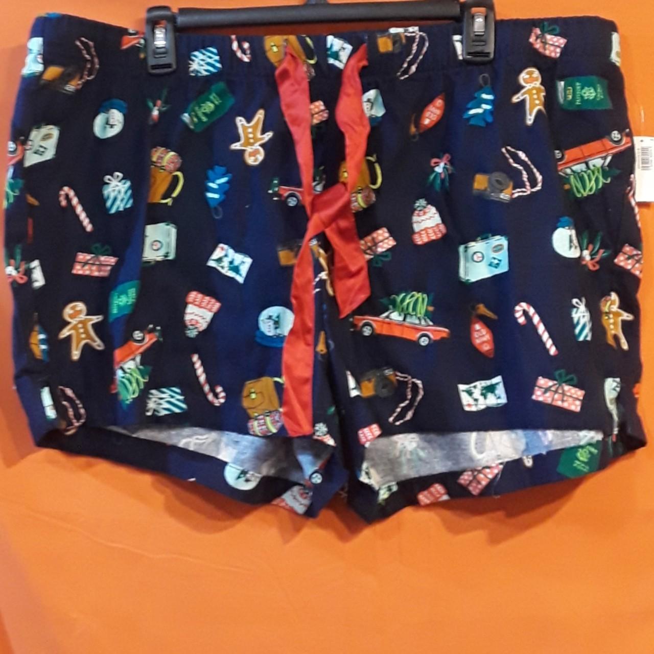 Mens Size Xl Old Navy Blue Holiday Boxers 100 Depop