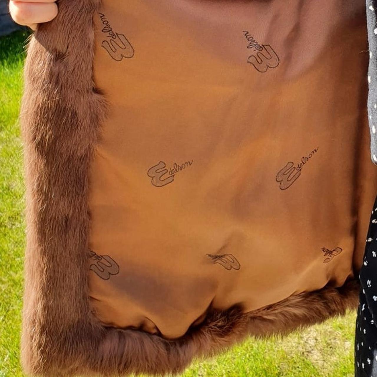 Edelson REAL FUR vintage coat (coney fur) Super... - Depop