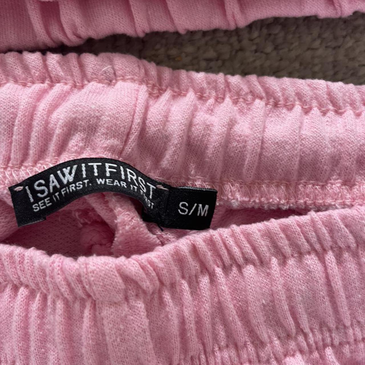 Pink lounge set from I saw it front size... - Depop