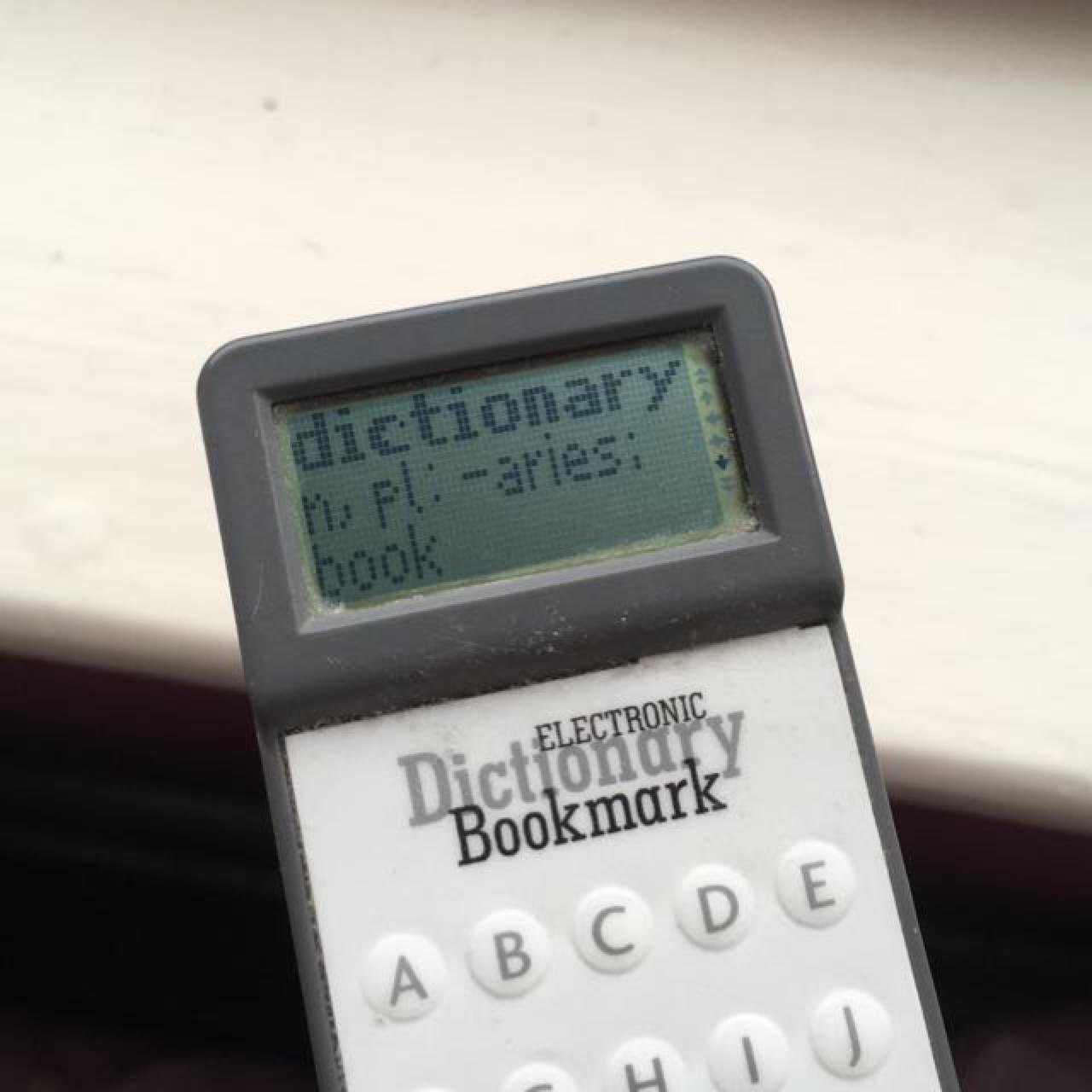 Electronic dictionary bookmark- just type in a word,... - Depop