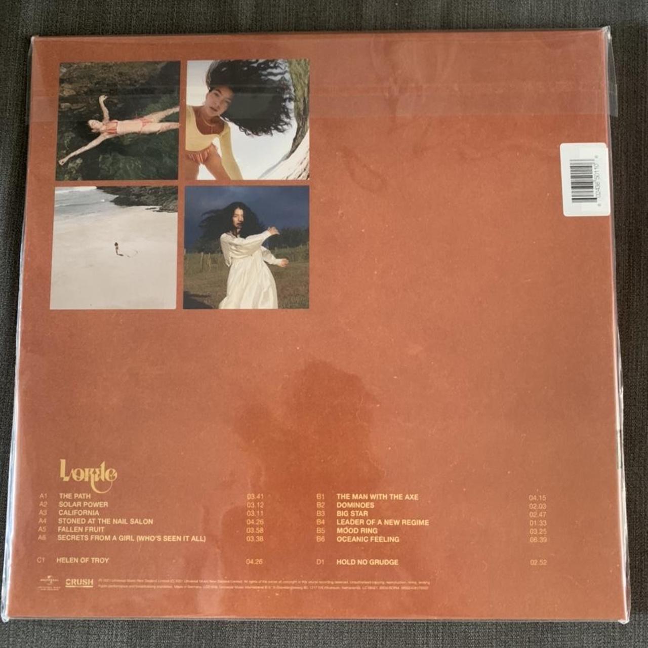 LORDE SIGNED SOLAR POWER VINYL - Depop