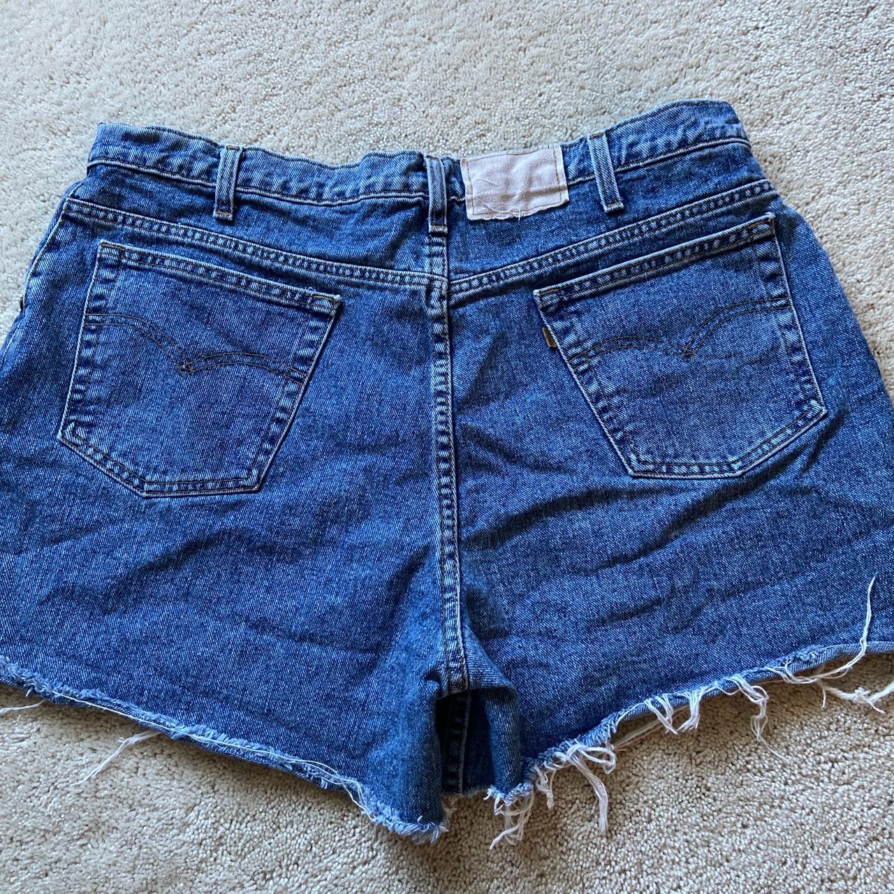 Vintage gold tab no patch womens cutoff shorts.... - Depop