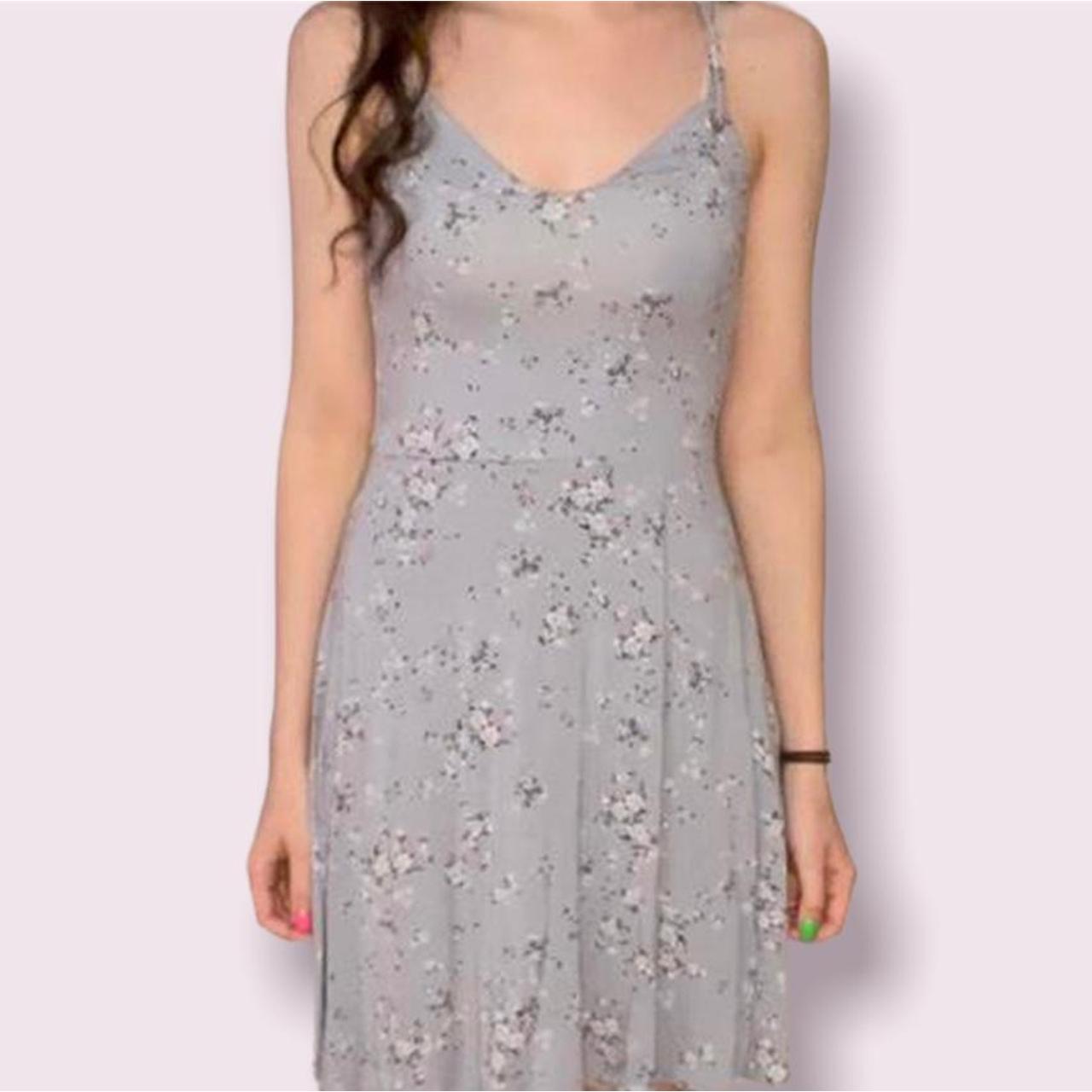 Garage Women's Blue and Pink Dress | Depop