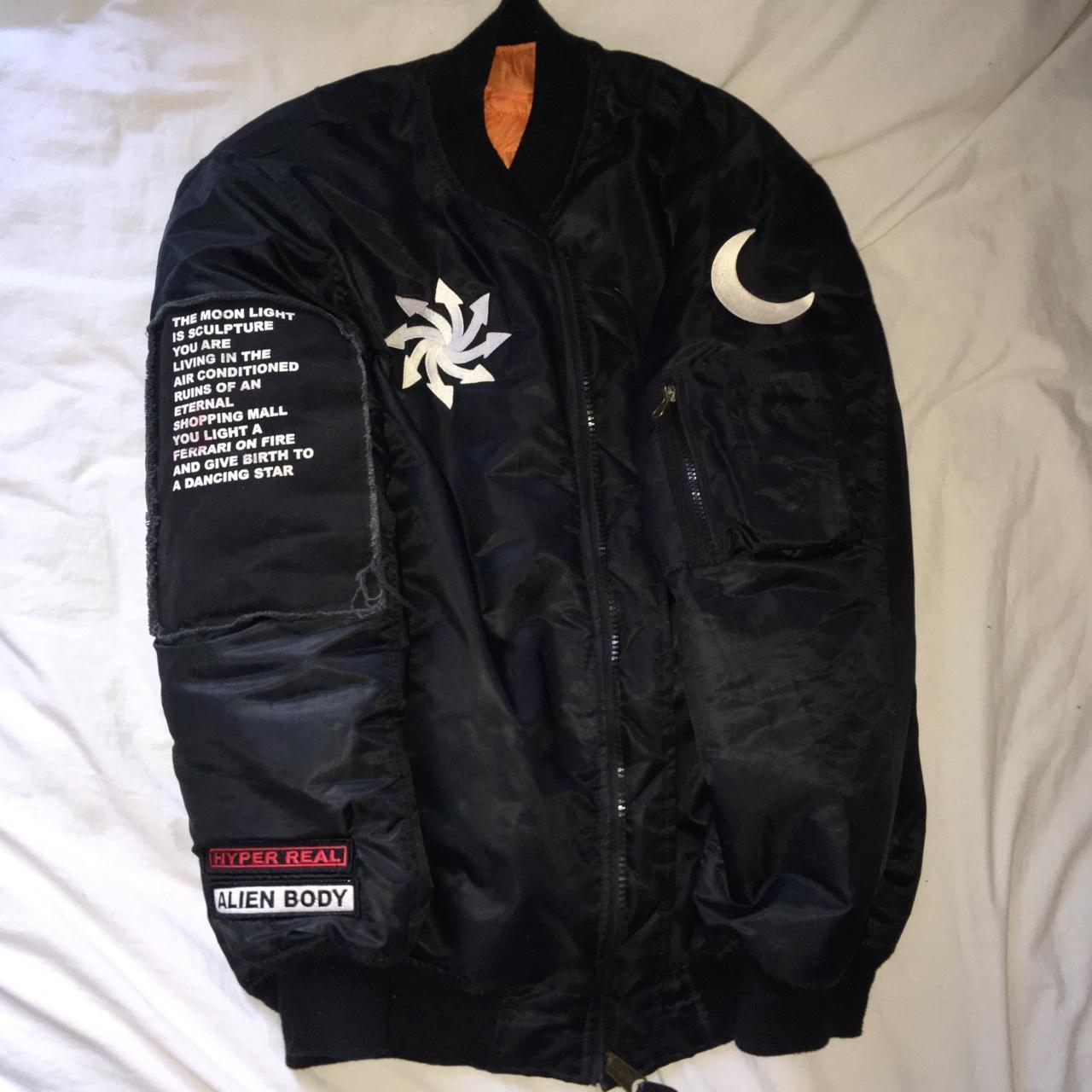 Pictureplane/Alien Body Bomber jacket. Great... - Depop