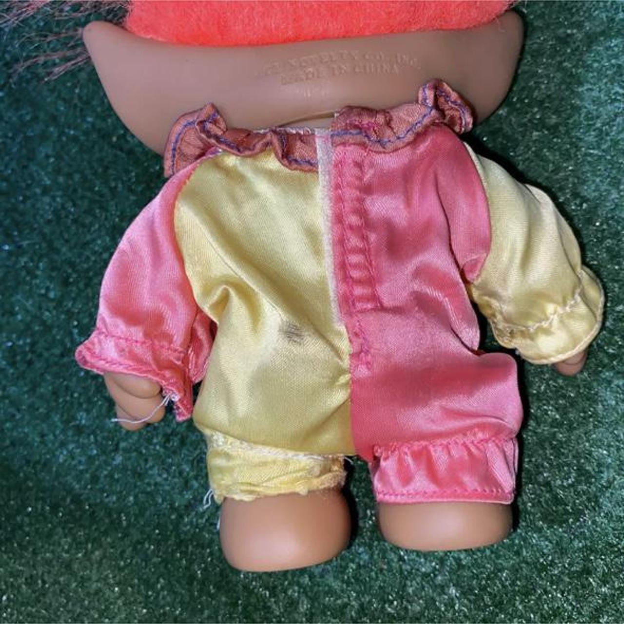 Vintage Treasure Troll By Ace Novelty! 6” Orange... - Depop