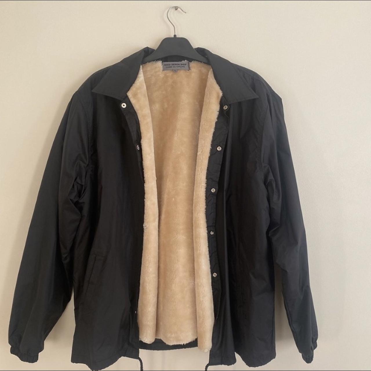 CDG - Comme des Garçons Coach jacket - fur... - Depop