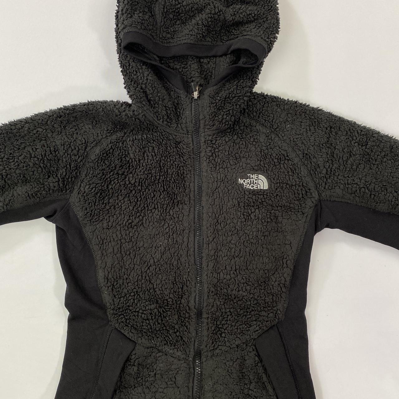 . The north face fluffy hooded fleece ️ Tnf hooded... | Depop