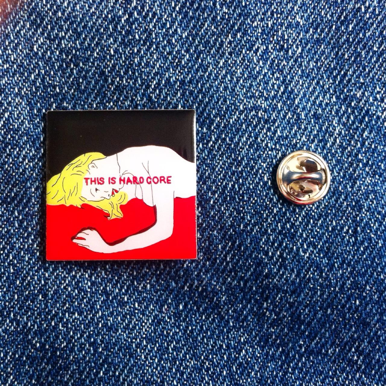 Pulp - 'This Is Hardcore' badge designed by Dan... - Depop