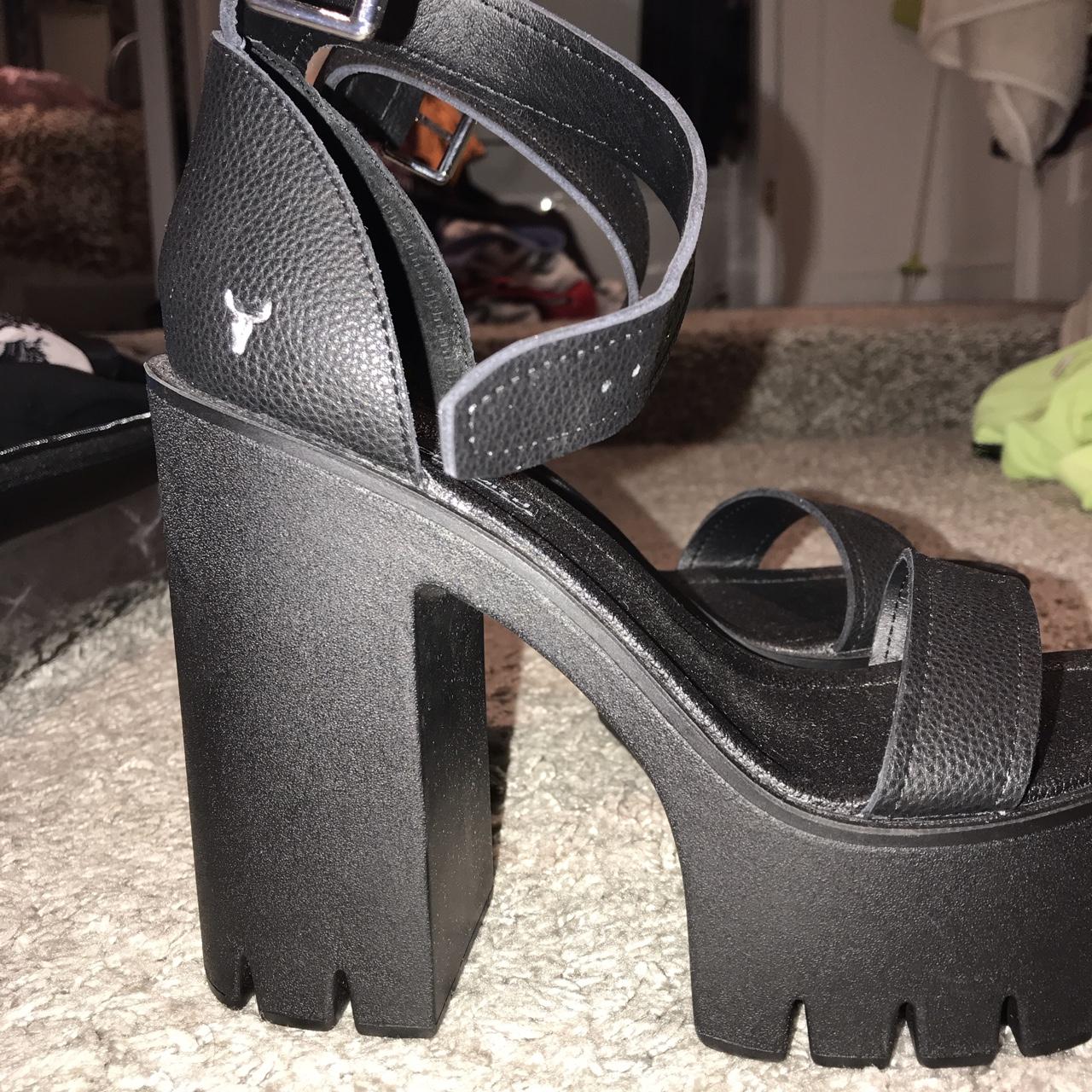 BRAND NEW SIZE 5 PLATFORM HEELS - ORIGINALLY £50... - Depop