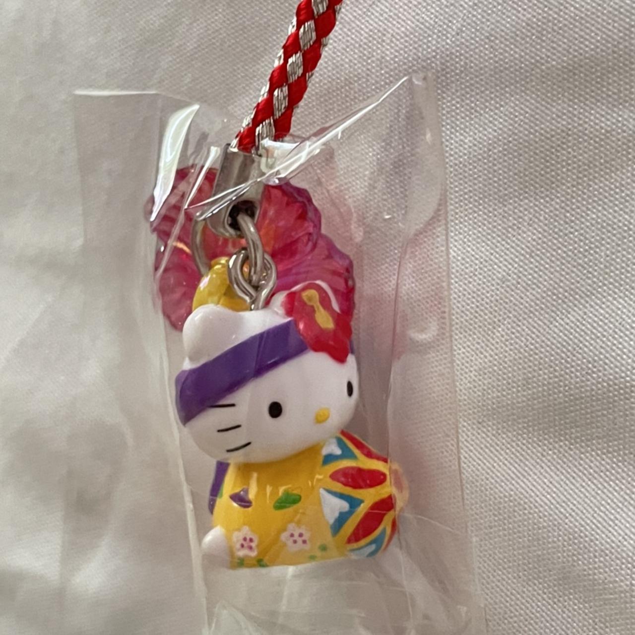 HELLO KITTY PINK FLOWER CHARM/KEYCHAIN🌸 -brand new... - Depop