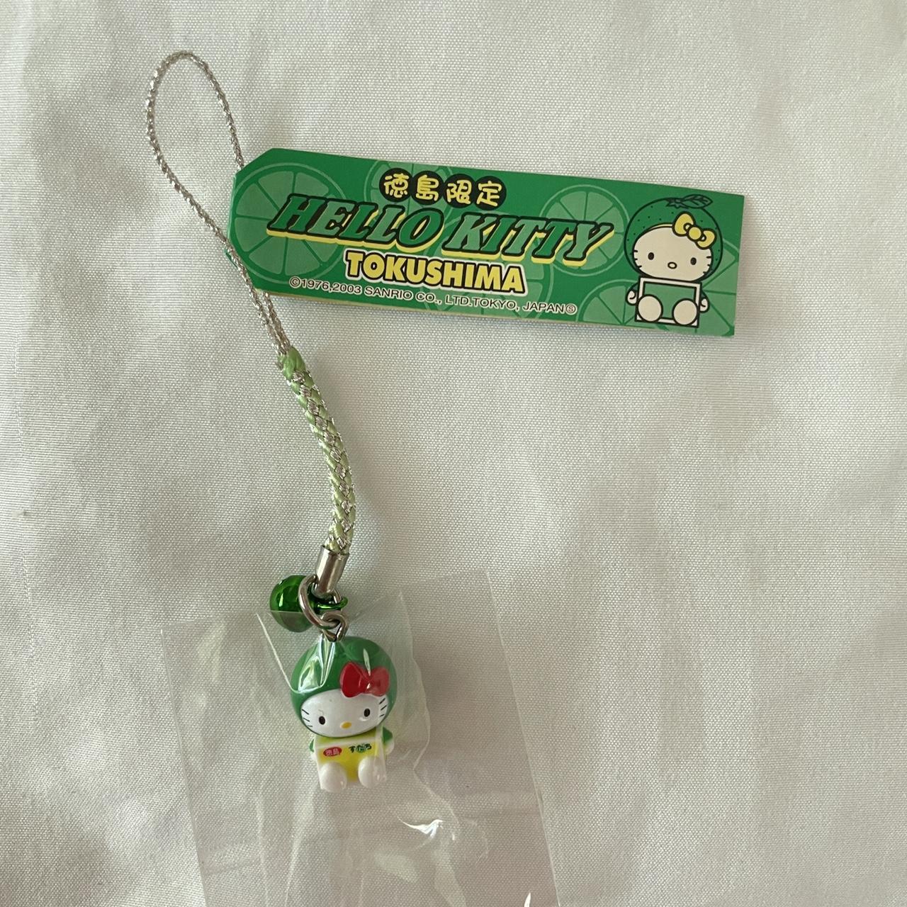 FRUIT/RARE🍒🍉🍎🍌🍈🍓🍊🍋🍐🍏 HELLO KITTY LIME GOTOCHI... - Depop