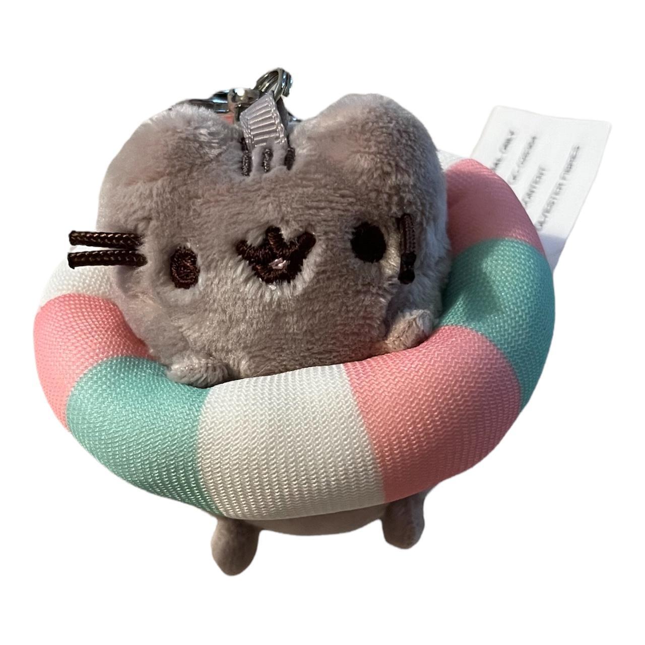Little pusheen plushie with pool floatie Super... - Depop