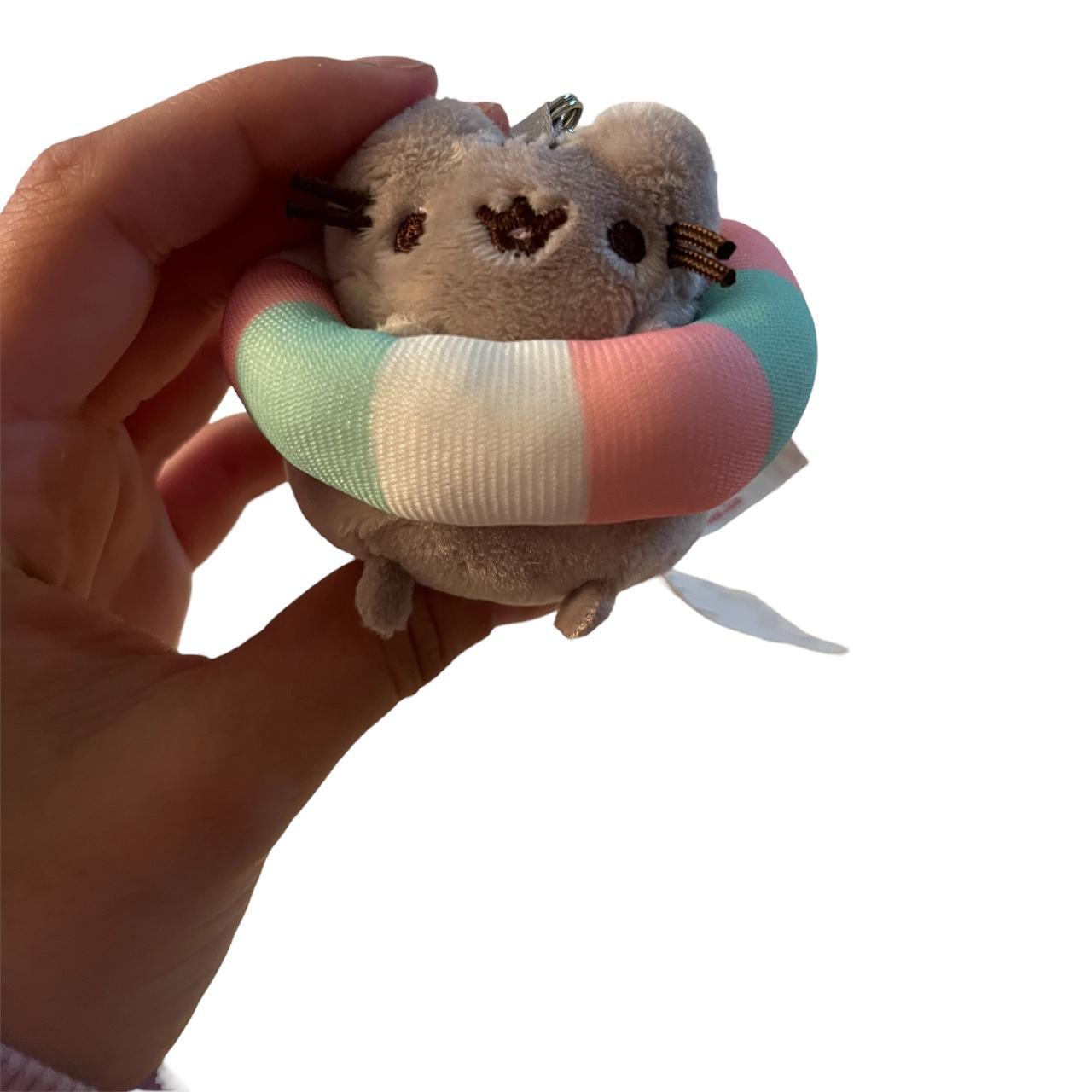 Little pusheen plushie with pool floatie Super... - Depop