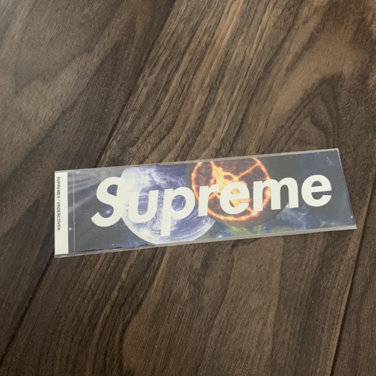 Supreme box logo sticker undercover public enemy... - Depop