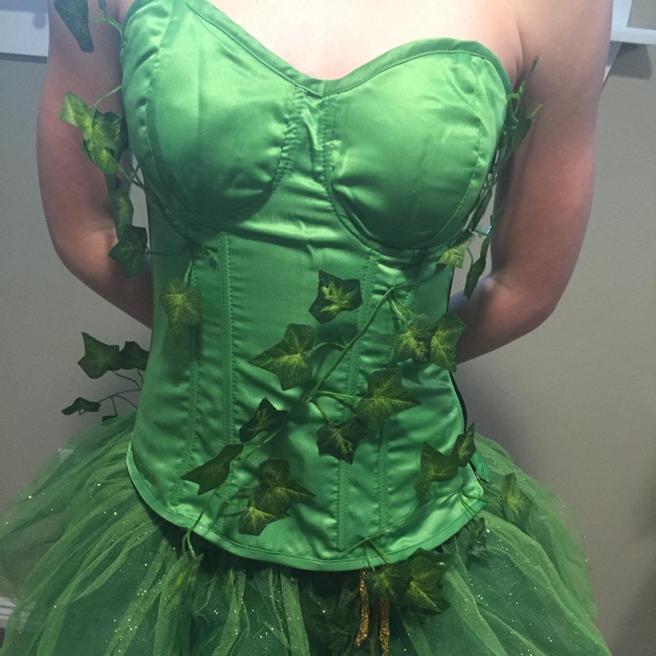 Green "Poison Ivy" costume. Included green corset... - Depop