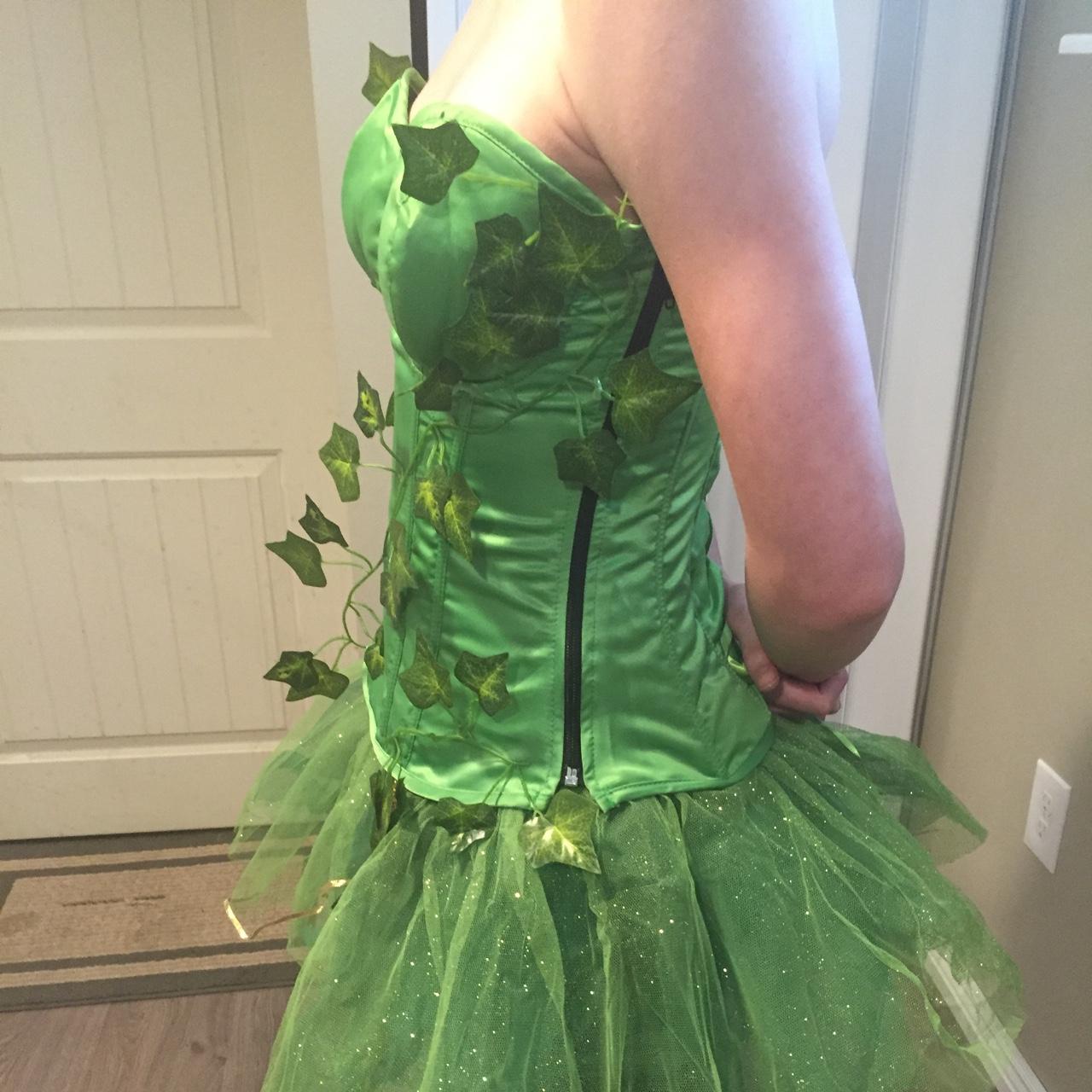 Green "Poison Ivy" costume. Included green corset... - Depop