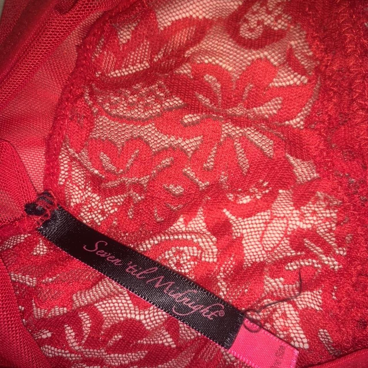 Red Lacy lingerie bodysuit Perfect condition never... - Depop