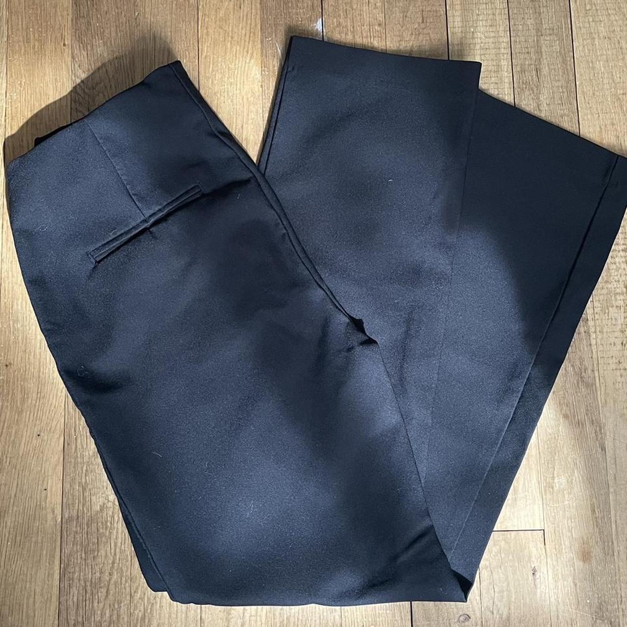 Rachel Zoe black slack dress pant Size: 2 No... - Depop