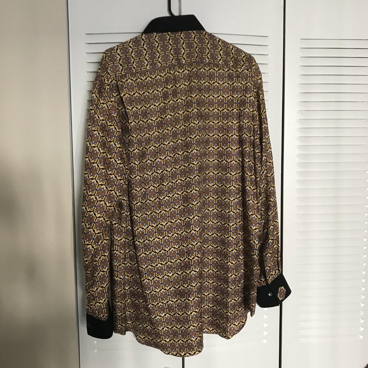 Men’s mural pattern button down; A beautiful... - Depop