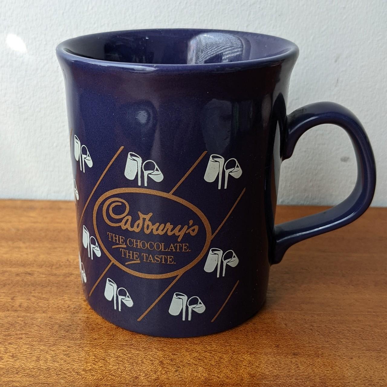 Vintage 90s Cadbury Chocolate mug. Design on both... - Depop