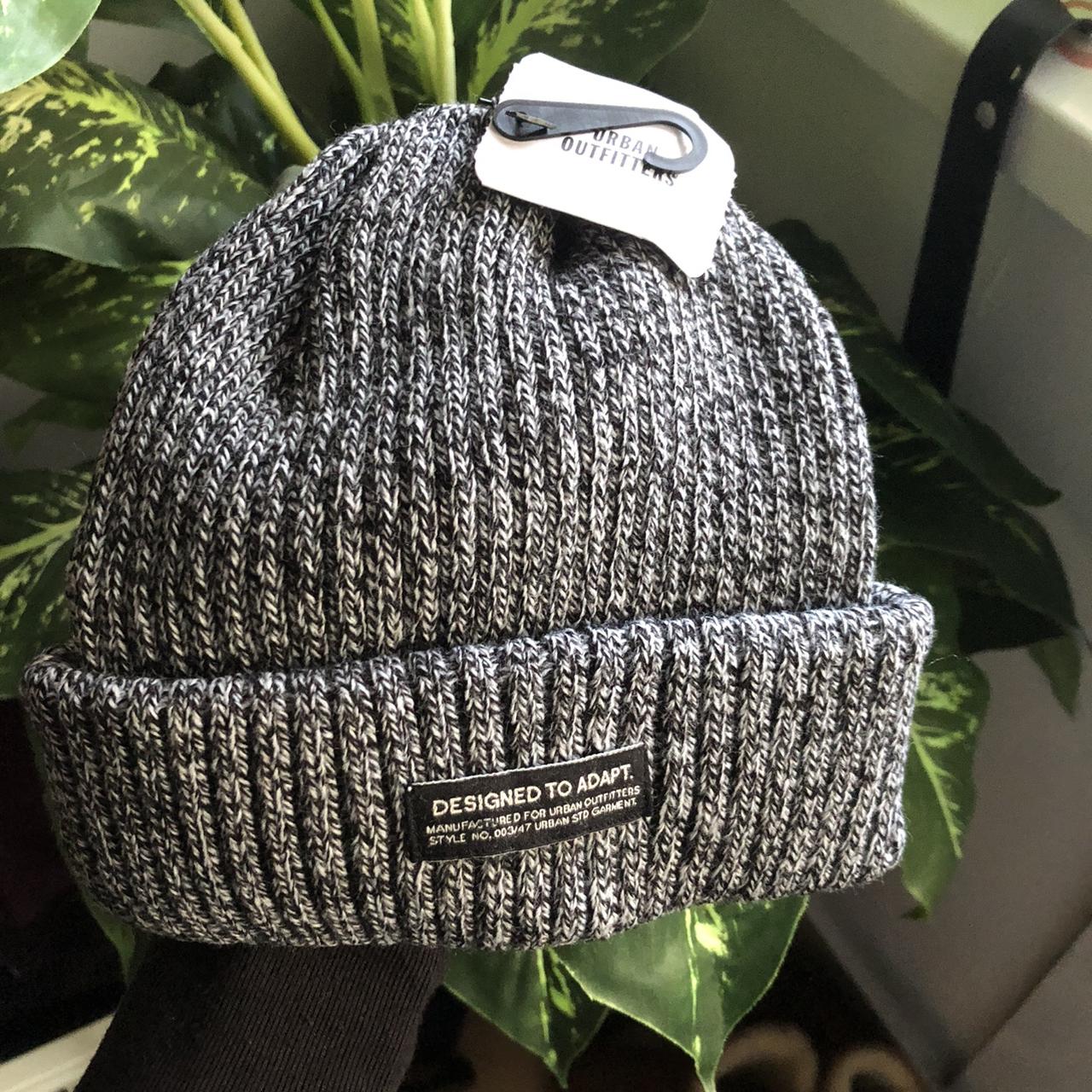 Urban Outfitters Womens Black And Grey Hat Depop