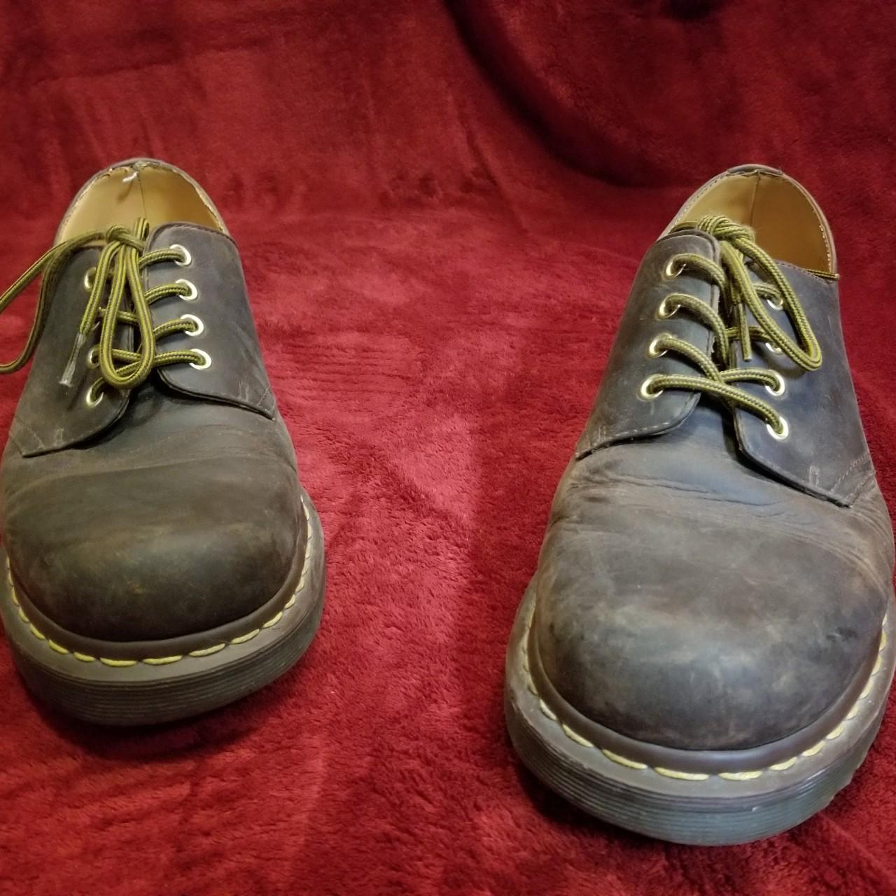 Doc Martin's 1461 Dress shoes 4 eyes Brown... - Depop